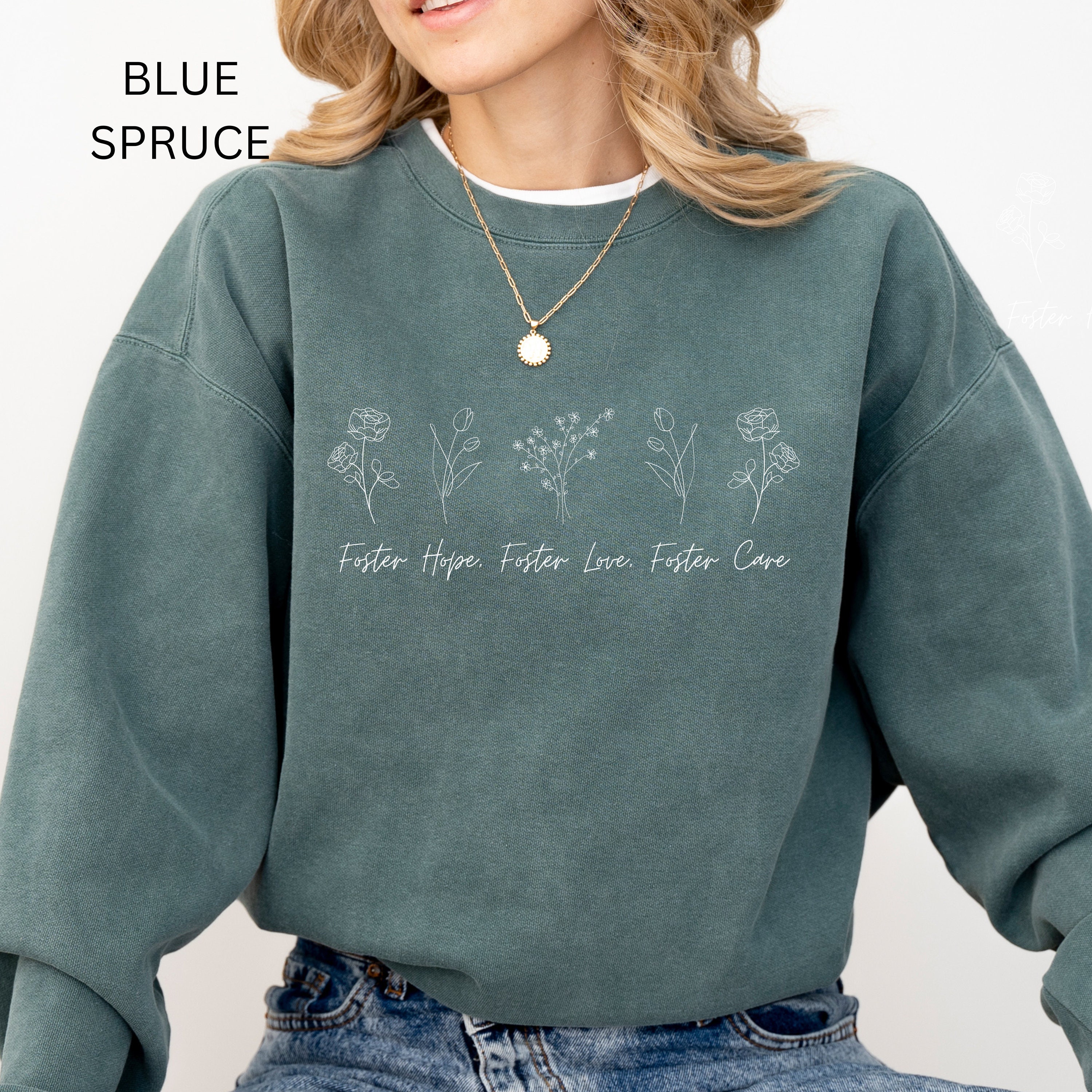 Foster Hope Foster Love Foster Care Sweatshirt, Foster Care Gift ...