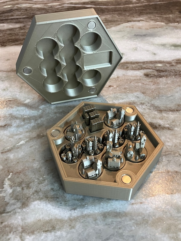 Settler Hexagon Board Game Frame - Etsy Canada