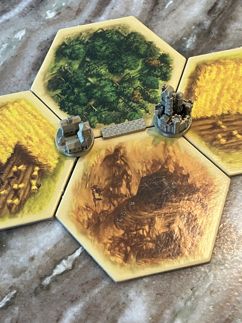Travel Game Set for Settlers of Catan - Etsy