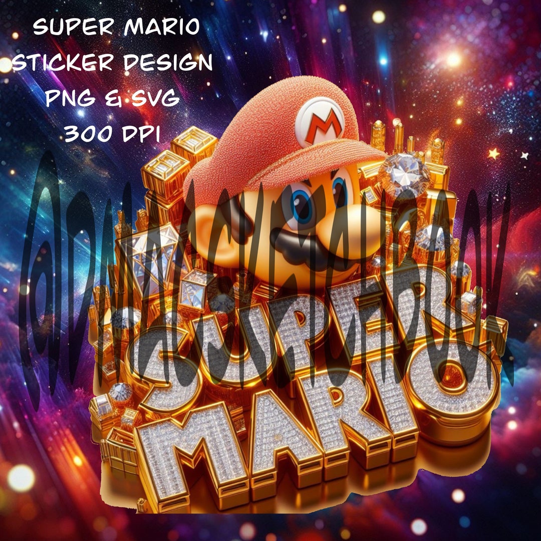 Chibi Super Mario Easy to Print Custom T Shirt Design Logo Sticker Wall ...