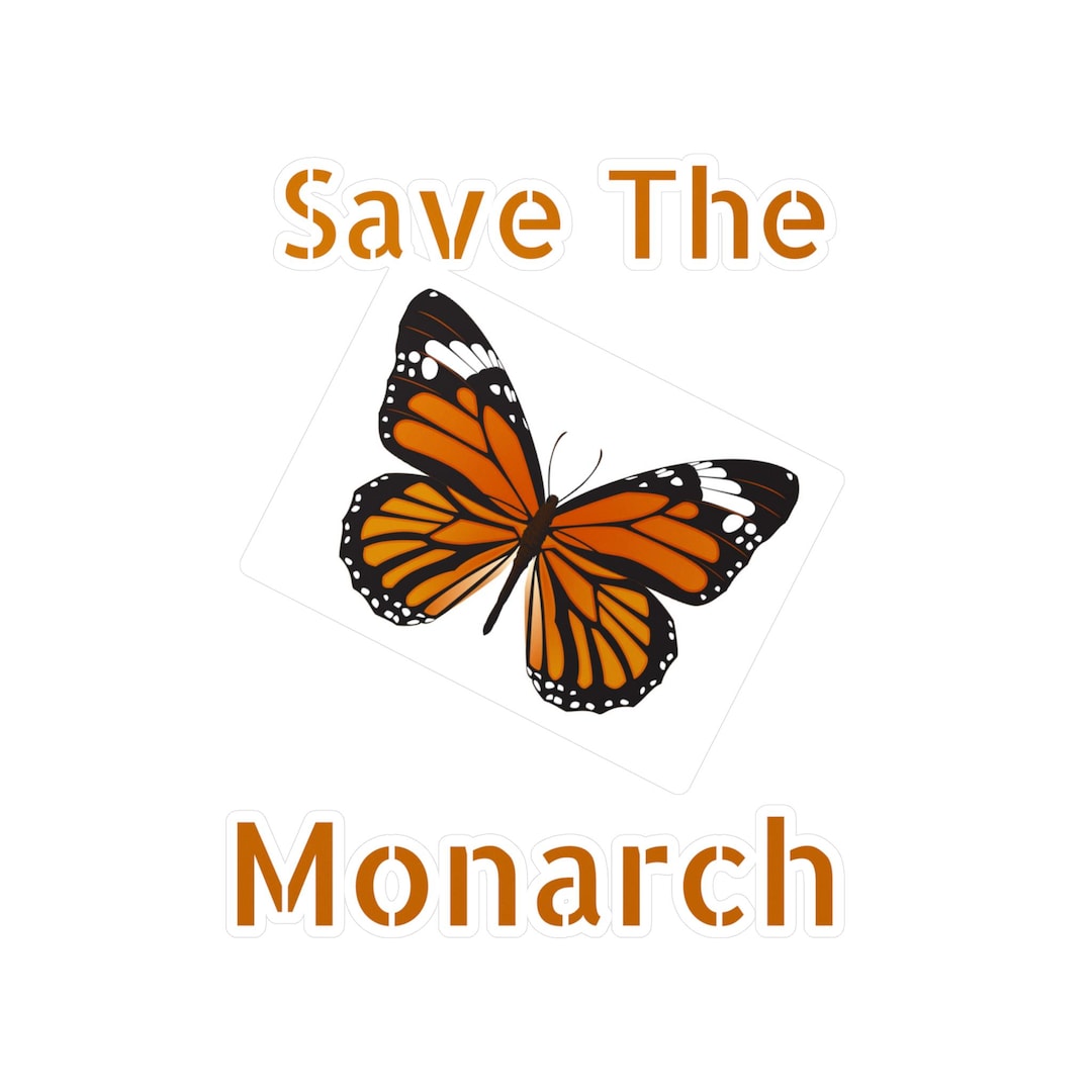 Monarch Butterfly Vinyl Decals: Nature-inspired Wall Art for Wildlife ...