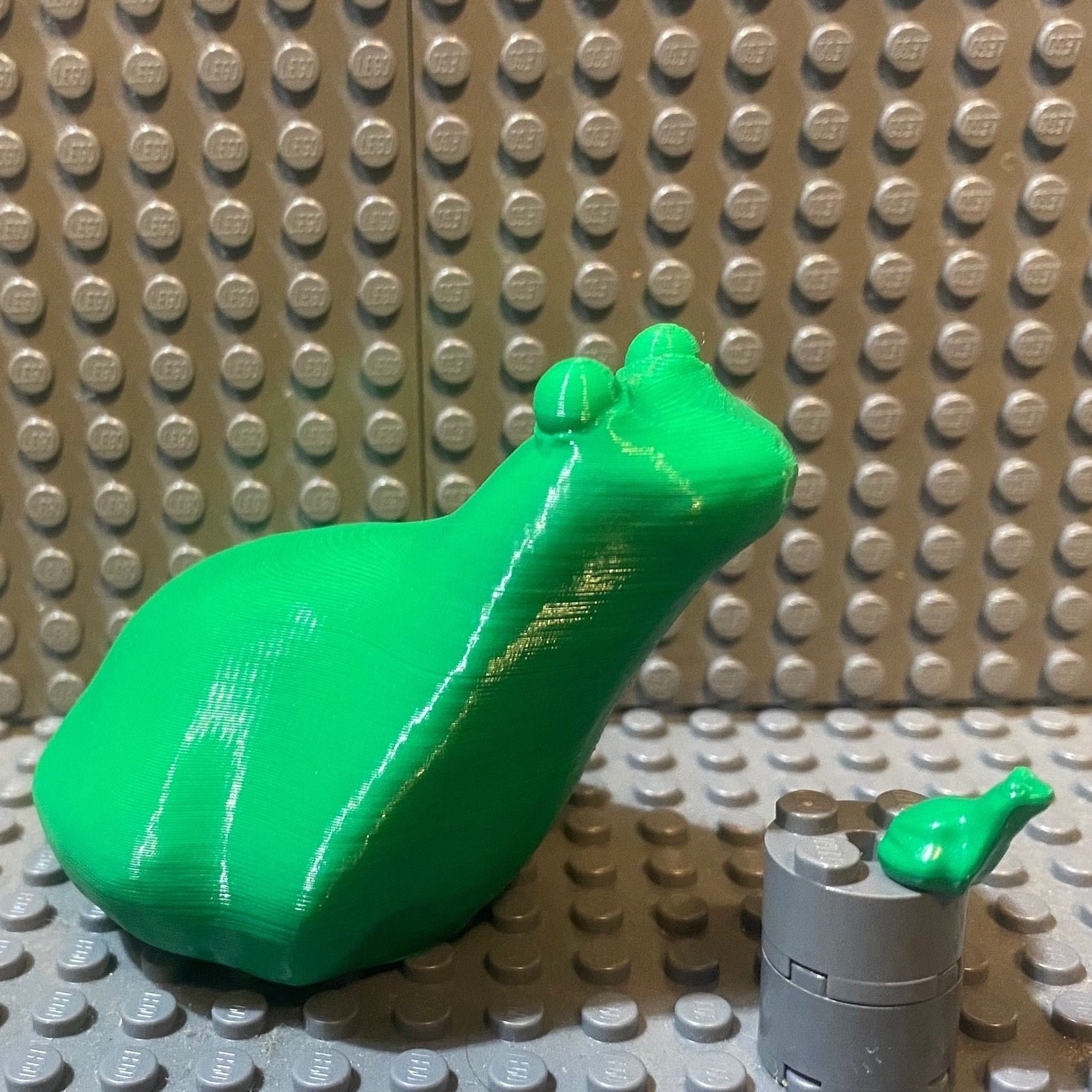 Giant Brick Green Frog - Etsy