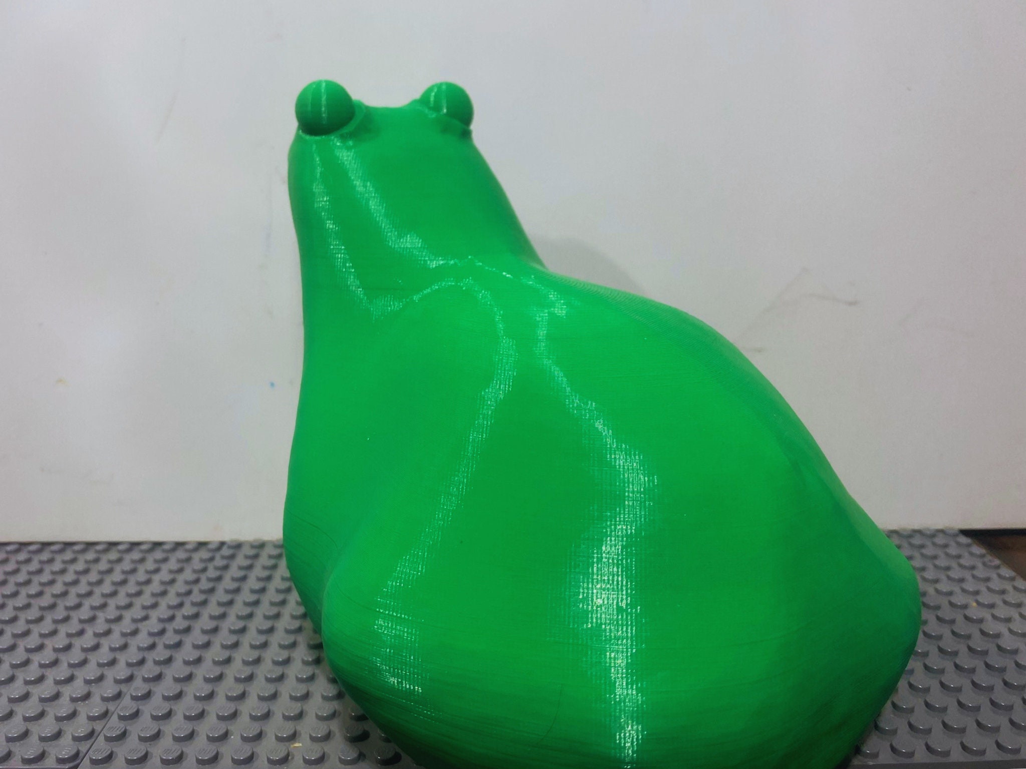 The BIGGEST Brick Green Frog - Etsy