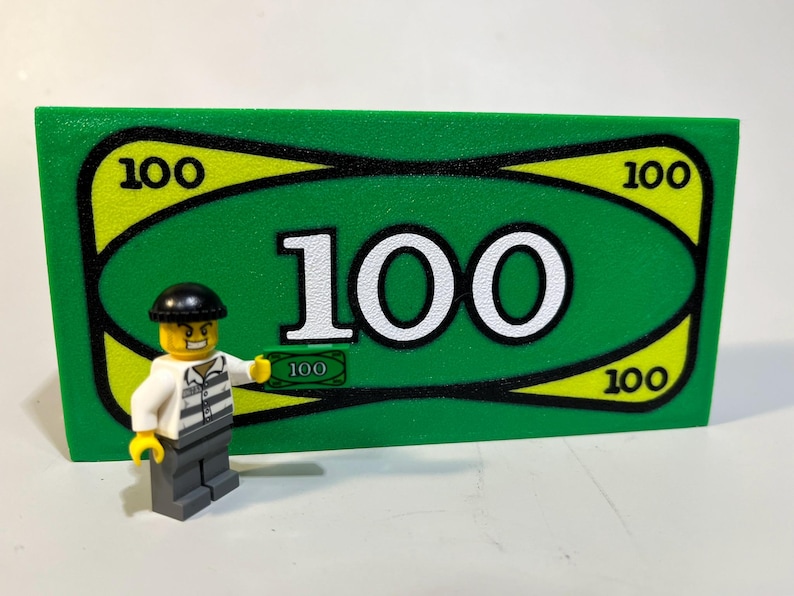 Giant Brick 100 Dollar Bill - Etsy