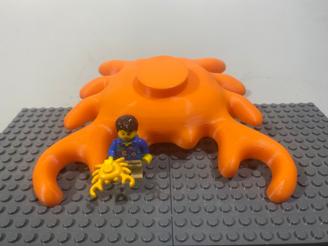 Giant Brick Orange Crab - Etsy