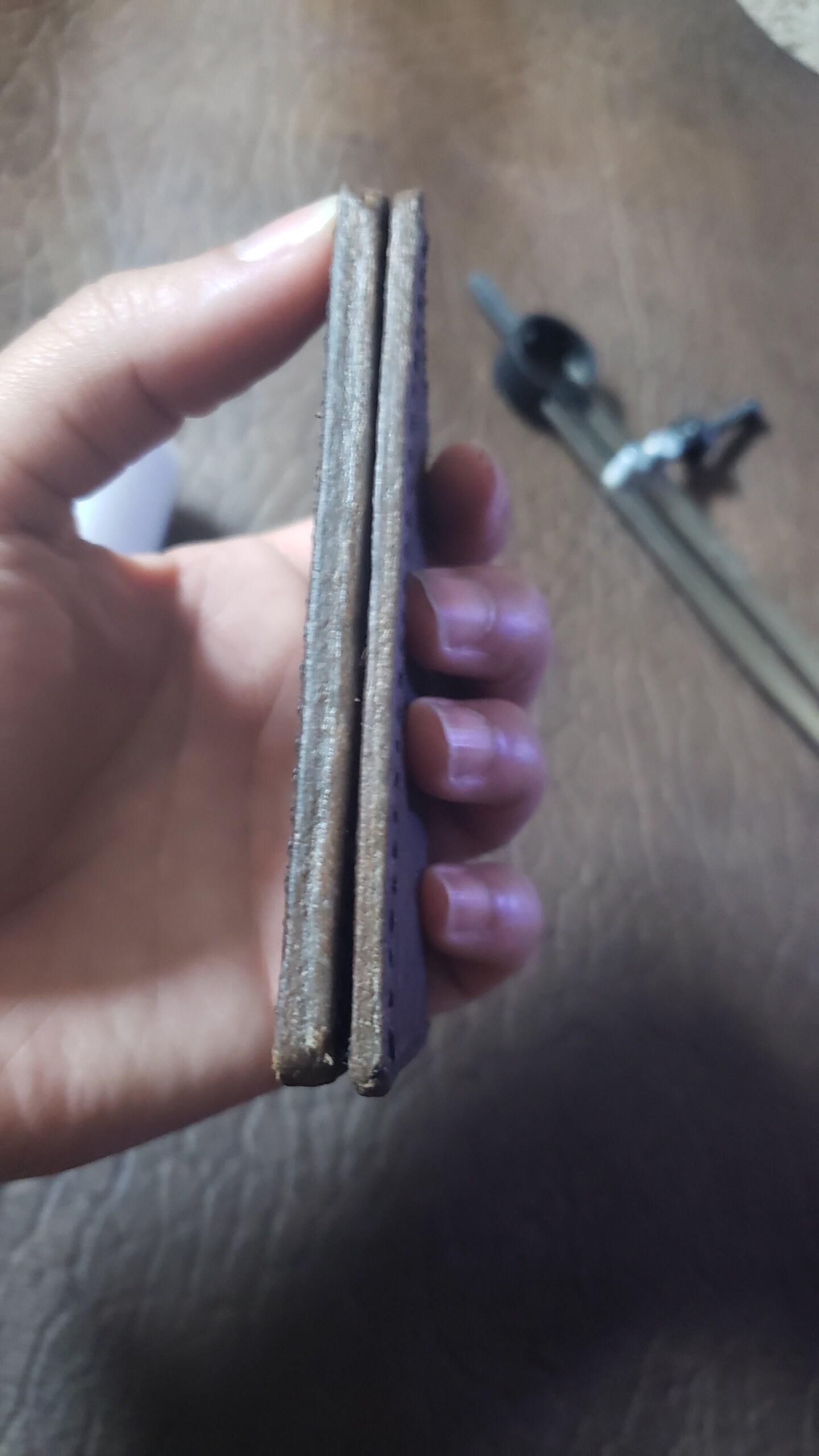 Handcrafted Bison Leather Wallet, Minimalist or Full Wallet - Etsy