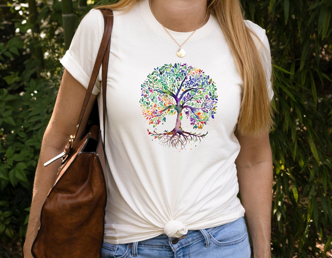 Tree of Life T-shirt Unisex Tree of Life Shirts Sacred Geometry Tree of ...