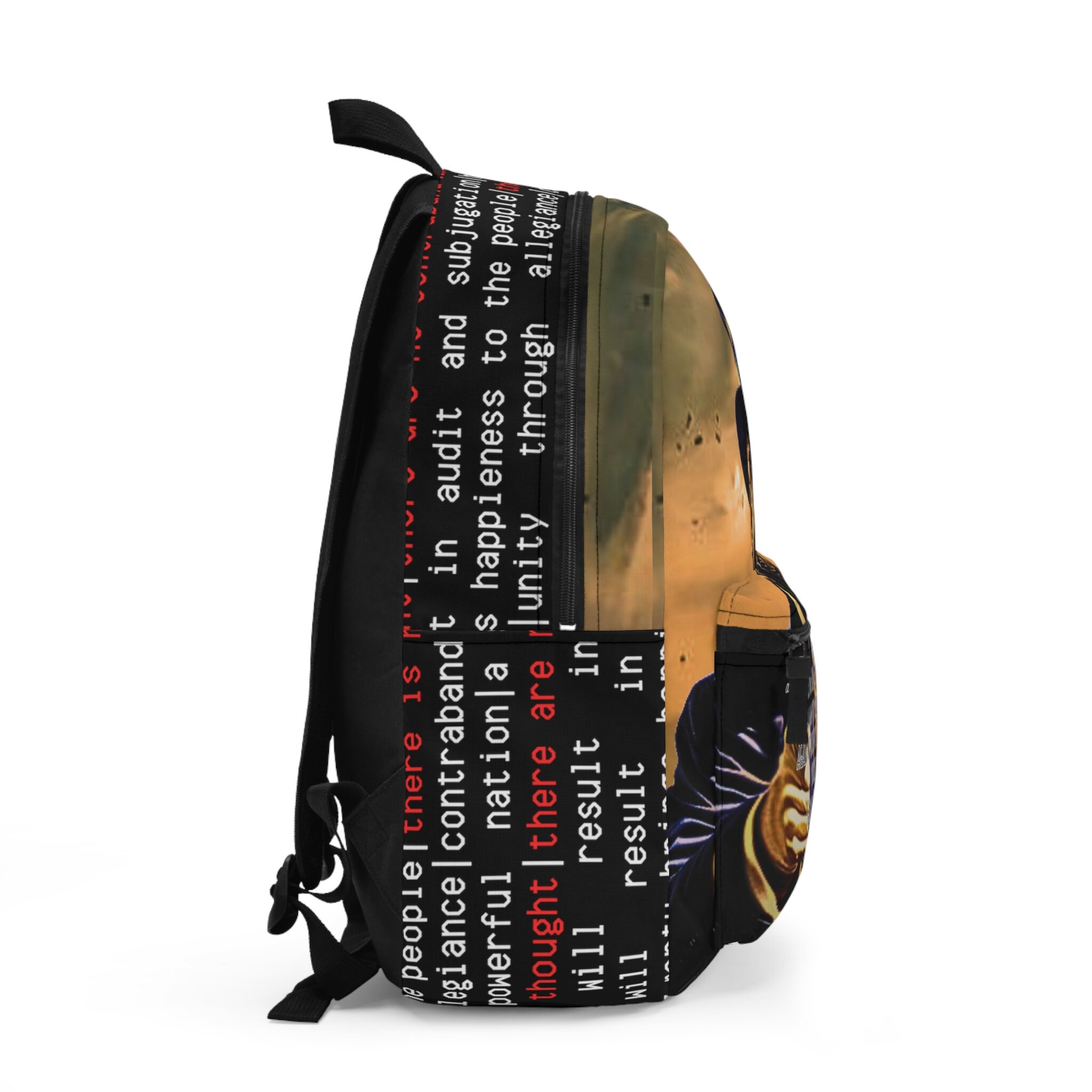 GREED Backpack Dystopian Graphic Art Printed Luggage - Etsy