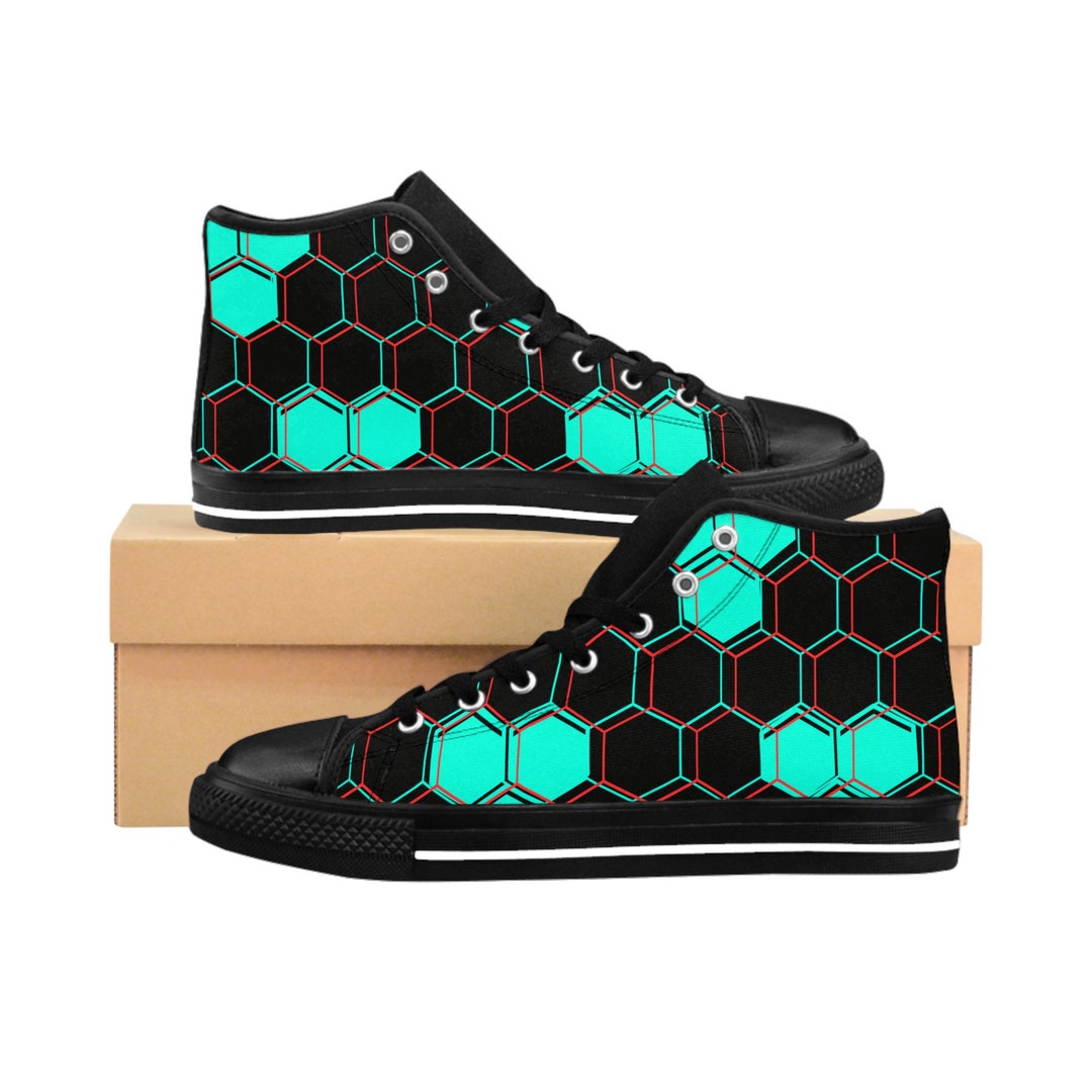 Cyber Girl Classic Sneakers Cyberpunk Techwear Graphic Gamer Bumper ...