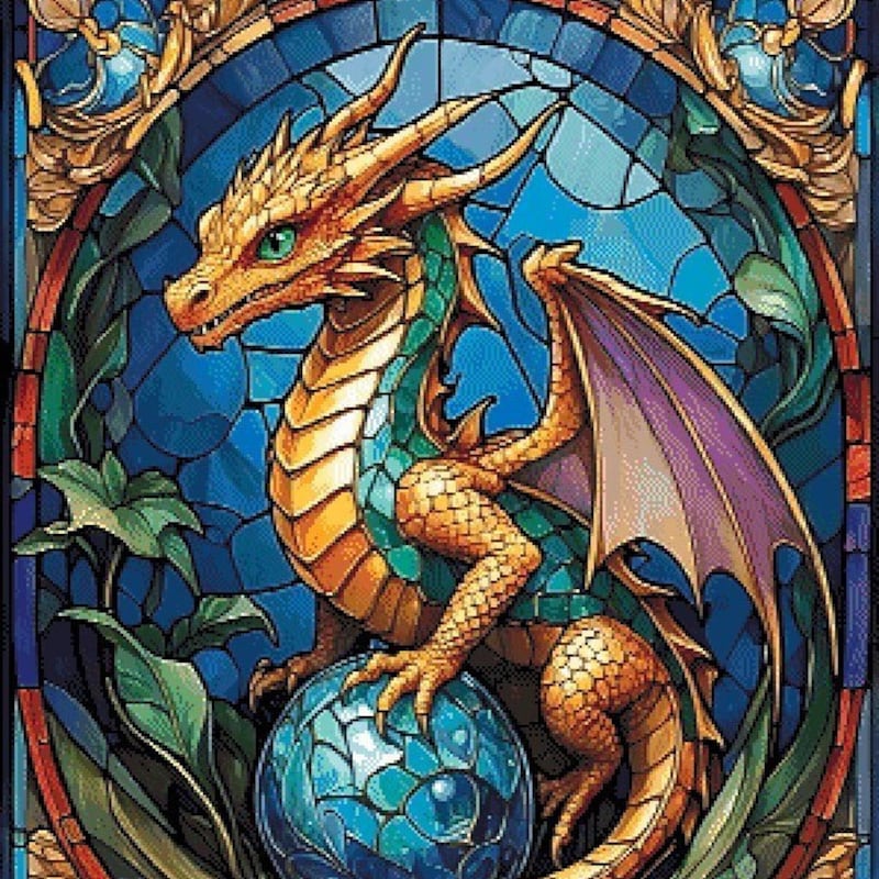 Dragon Diamond Art - Etsy