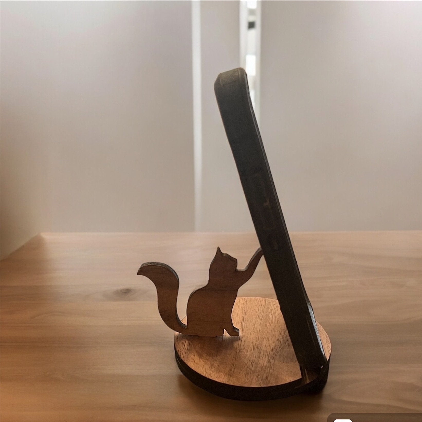 Personalized Wood Cell Phone Stands - Etsy