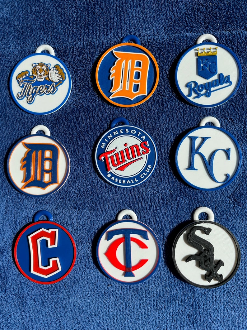Two MLB Themed Keychains (customization Available) - Etsy