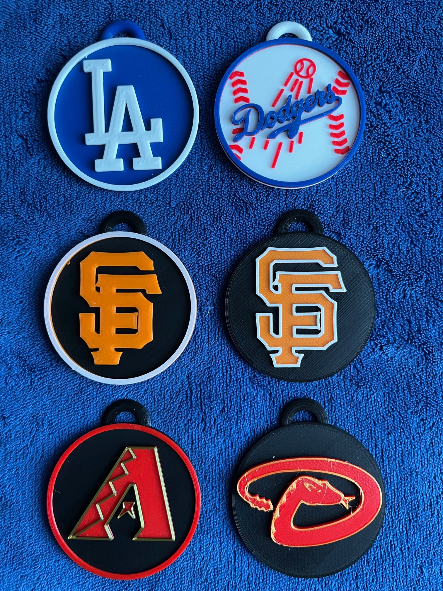 Two MLB Themed Keychains (customization Available) - Etsy