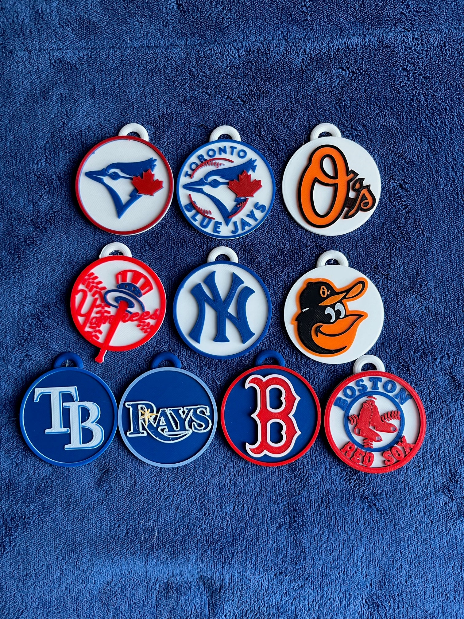 Two MLB Themed Keychains (customization Available) - Etsy