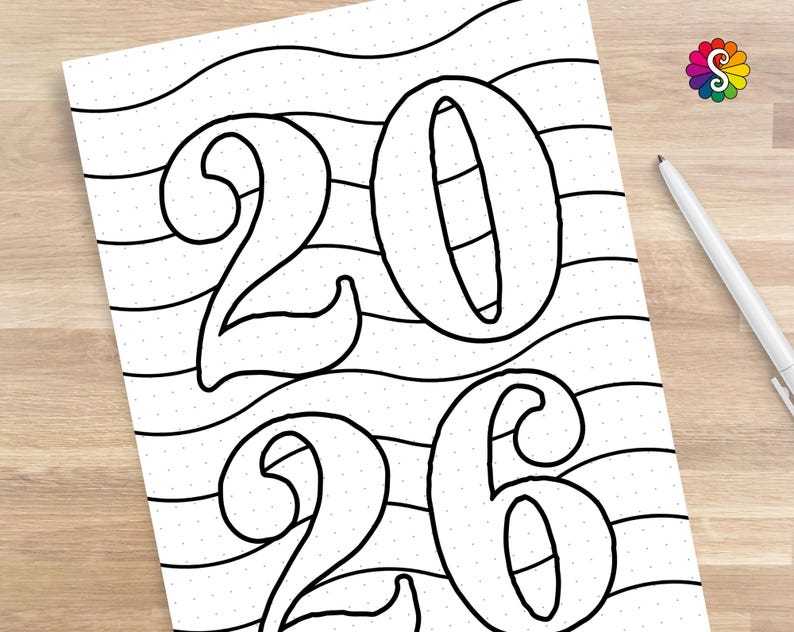 2026 Journal Cover | 2026 Cover Page | 2026 Bujo Cover | 2026 Title ...