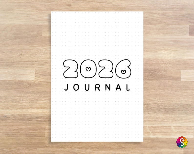 2026 Journal Cover | 2026 Cover Page | 2026 Bujo Cover | 2026 Title ...