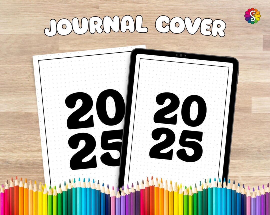 2025 Journal Cover | 2025 Cover Page | 2025 Bujo Cover | 2025 Title ...