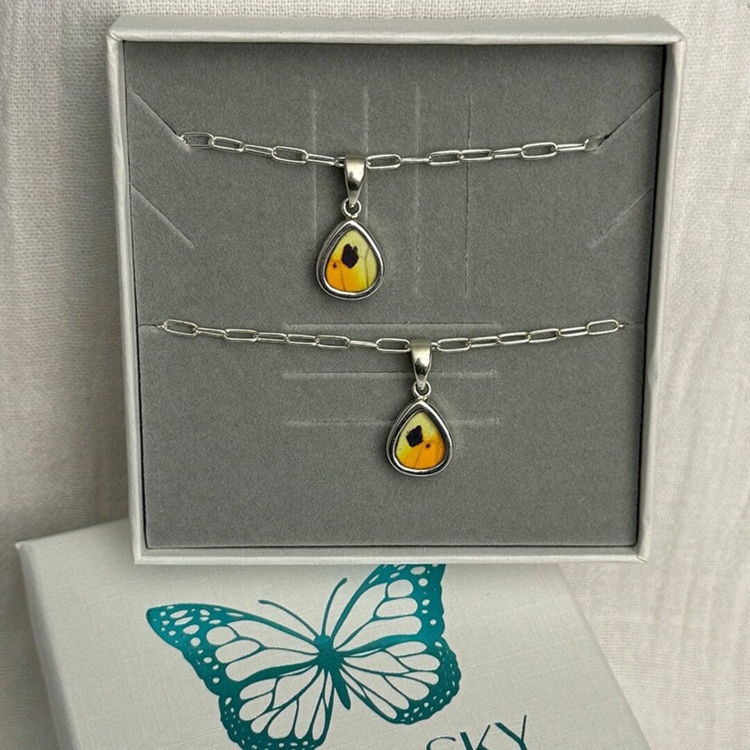 Matching Sisters Unique Two Necklace Jewelry Set, Perfect for Mother's ...