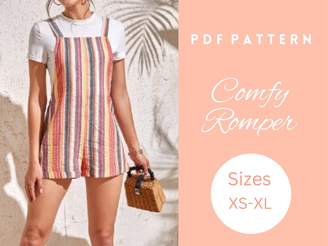 Comfy Romper Sewing Pattern, Romper Sewing Pattern, PDF Download, Easy ...