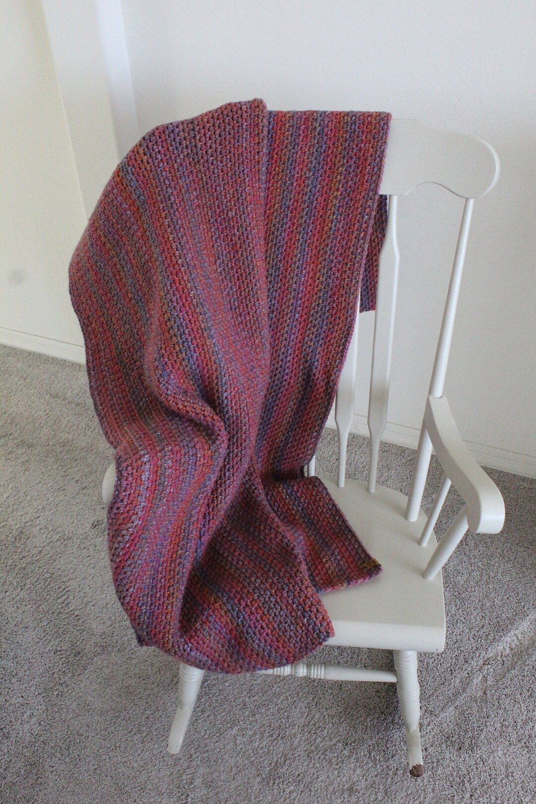 Dark Spark Crochet Blanket - Etsy