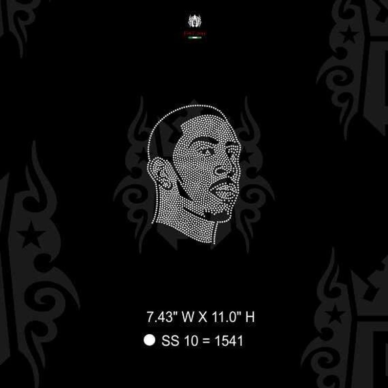 Ludacris Portrait Rhinestone Template Digital Download SVG - Etsy