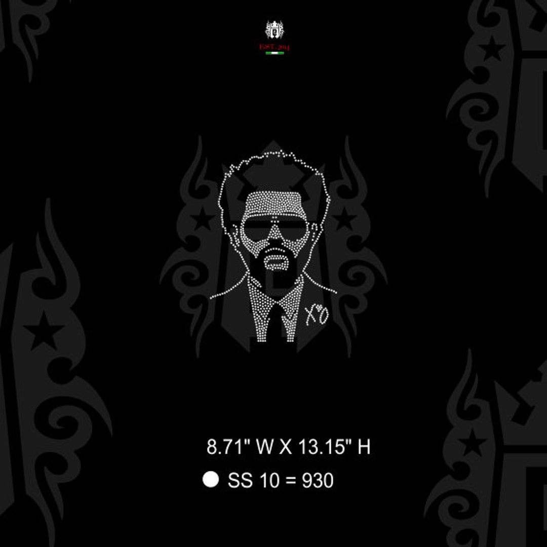 Celebrity Portrait Rhinestone Template Instant Digital Download Svg Dxf ...