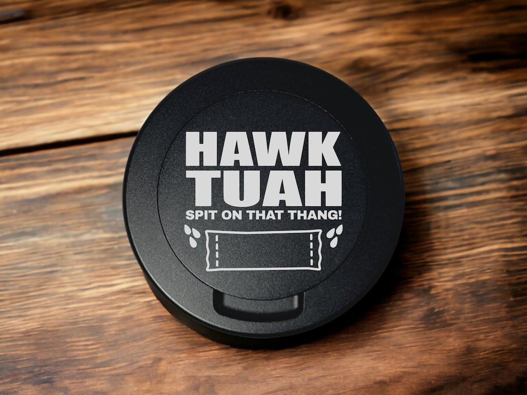 Hawk Tuah Metal Snus Can, Custom Snus Container, Tobacco Container, Dip ...