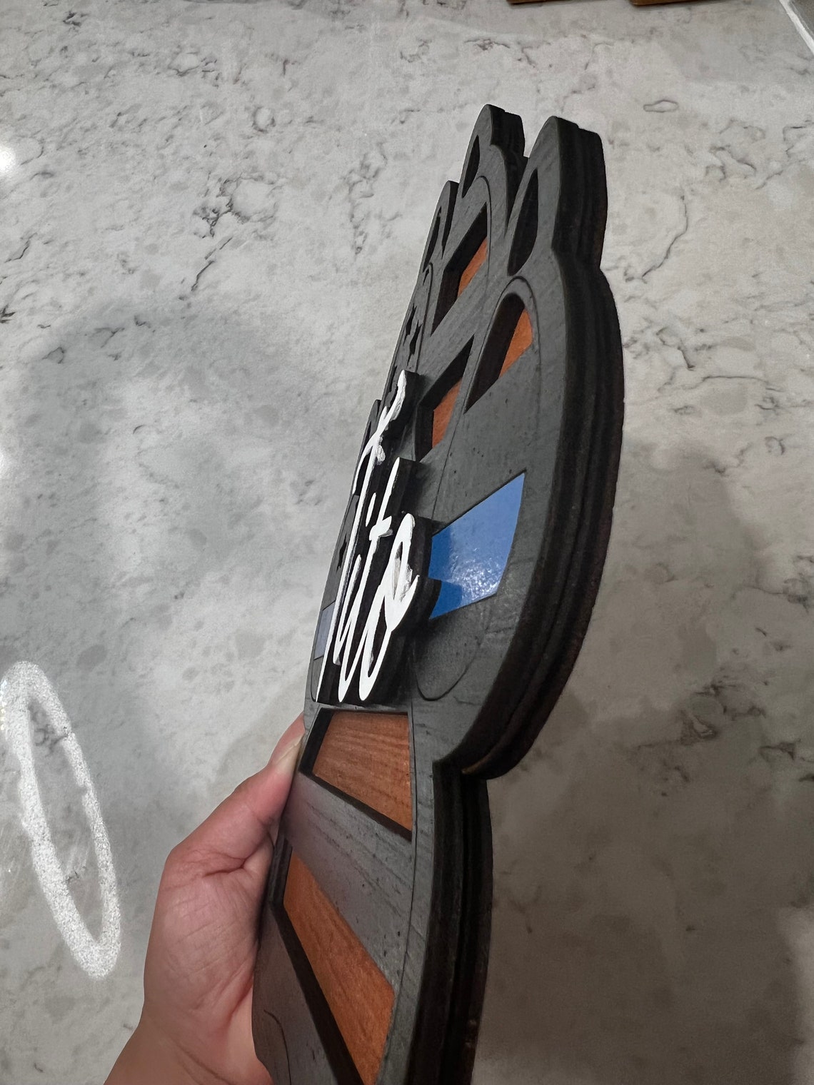 Police K9 Paw, Thin Blue Line, Custom Wood Police Gift, K9 Handler ...