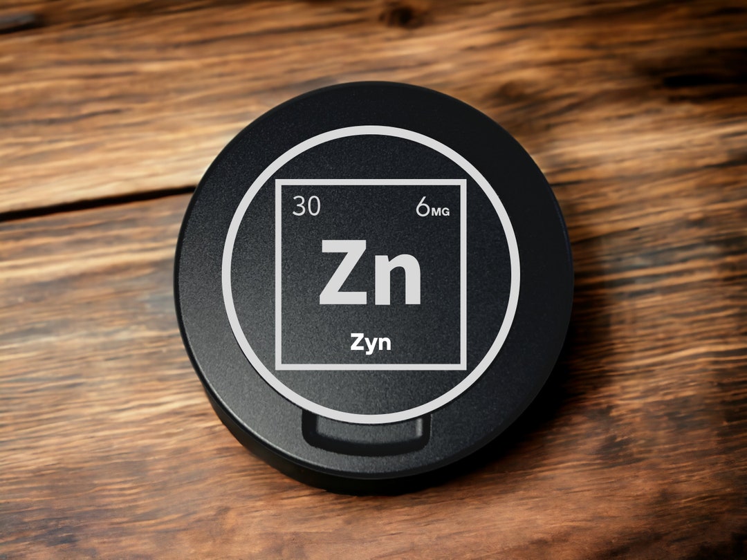 Zyn Periodic Table Metal Zyn Can, Zyn Tin, Custom Snus Container ...