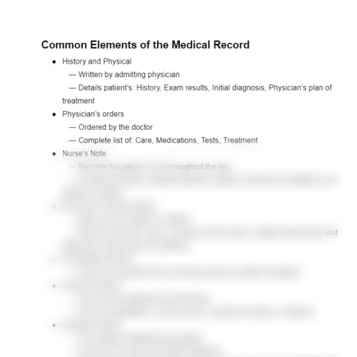Medical Terminology Notes 7 Chapters Organized Printable - Etsy
