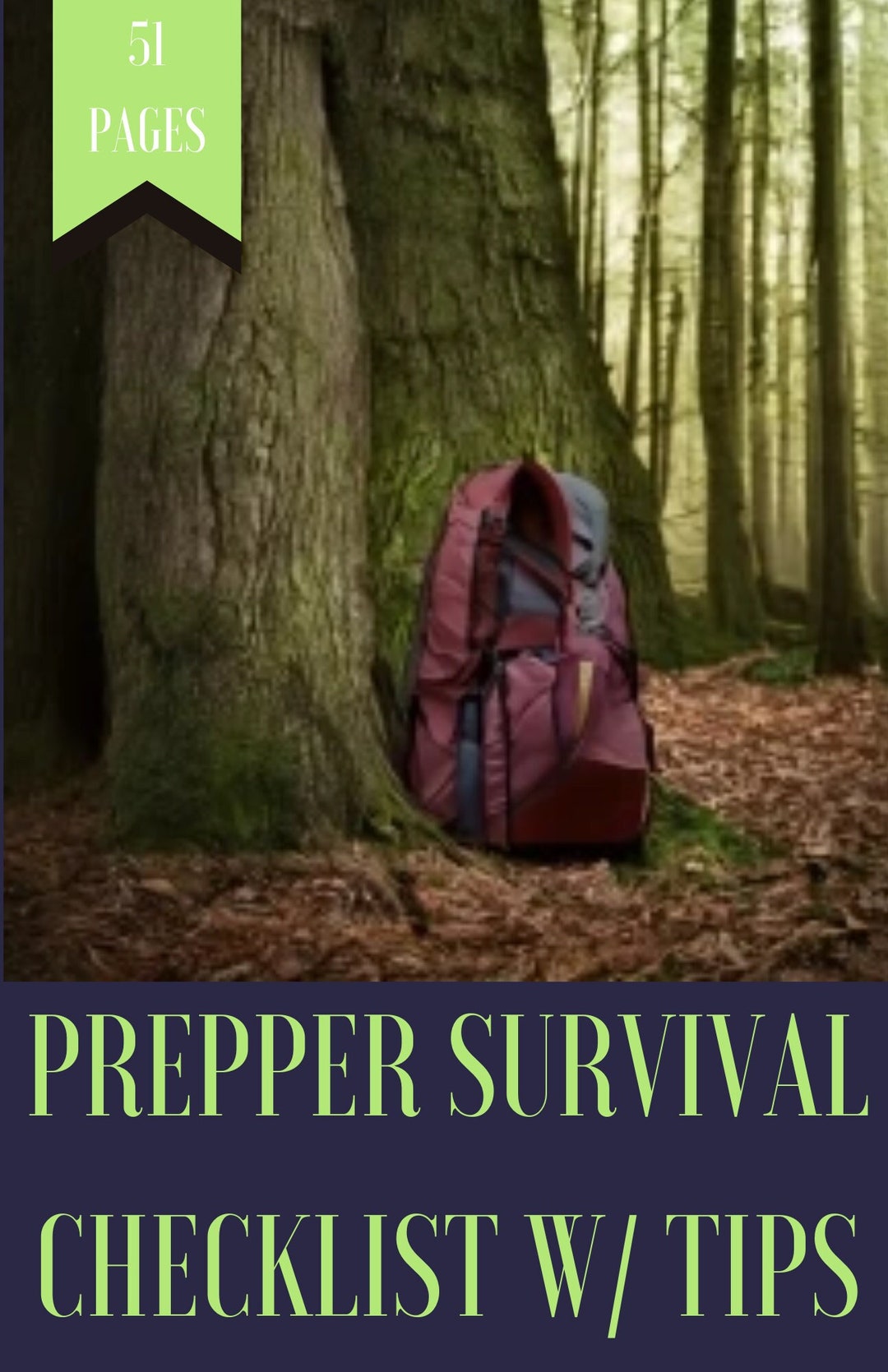 Prepper Survival Checklist W/ Tips | Printable & Editable Digital ...