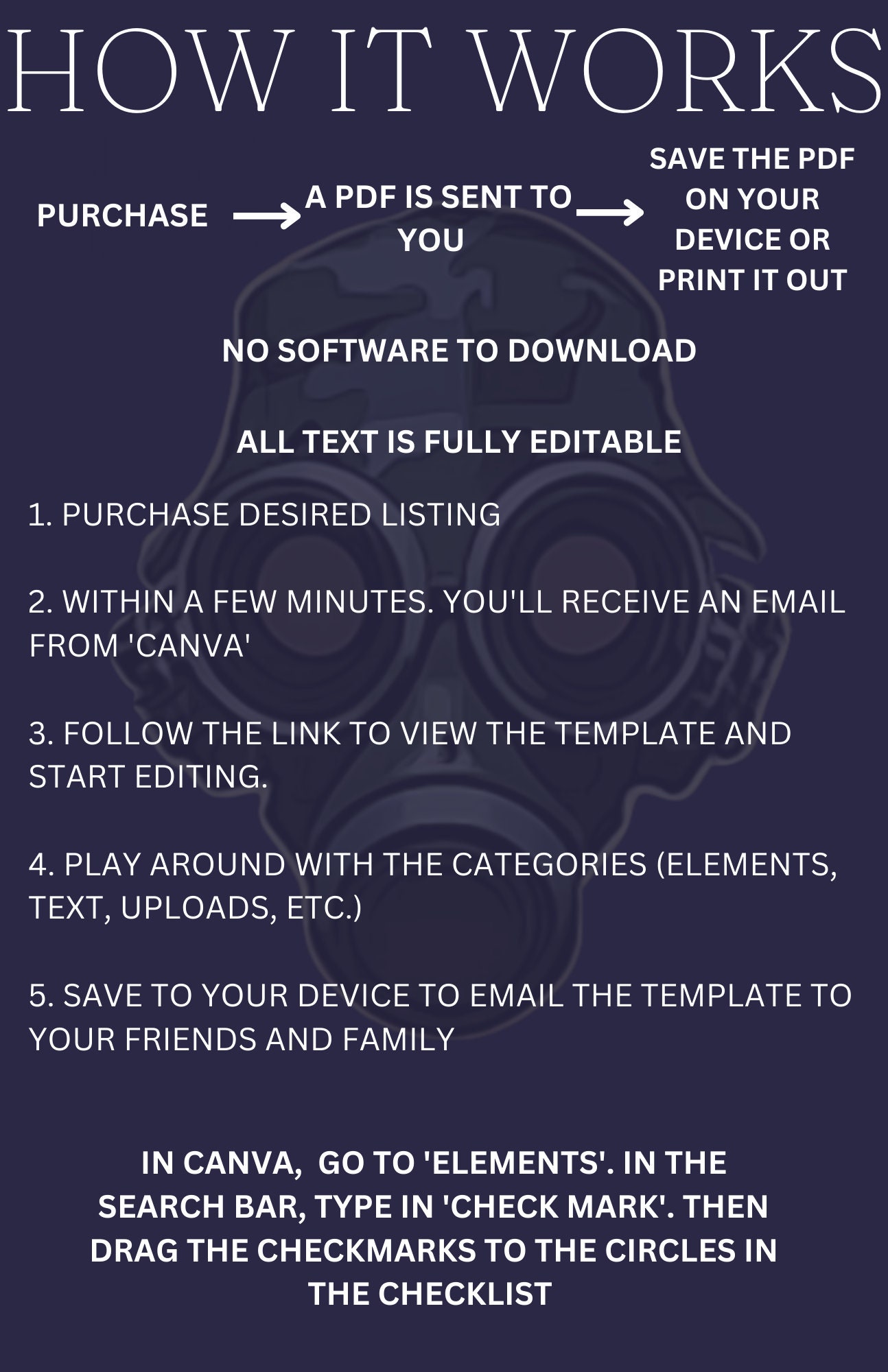 Prepper Survival Checklist W/ Tips Printable & Editable Digital Product ...