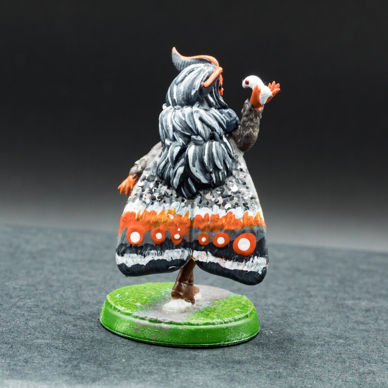 Painted Moth Girl Miniature - Etsy