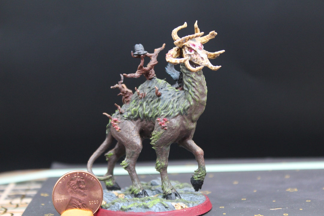 Dnd Painted Corrupt Forest Spirit - Etsy