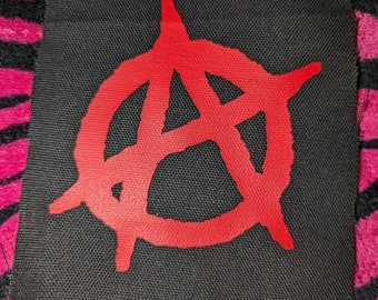 Chaos Patch Black Large for Back Patch or Bag Anarchy - Etsy