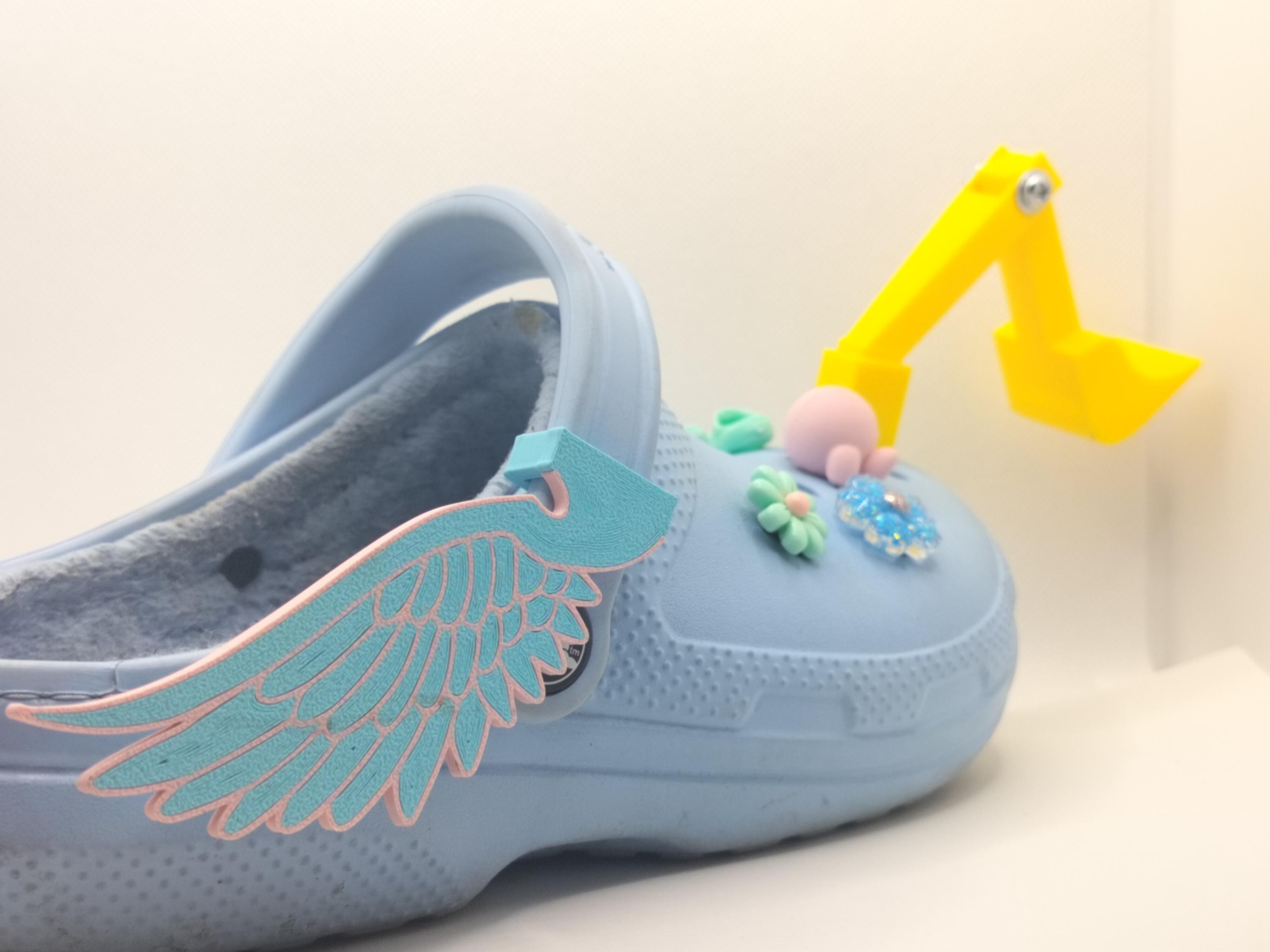 Croc Excavators, Viral Tiktok, Funny Croc Charm, 3D Printed Croc ...