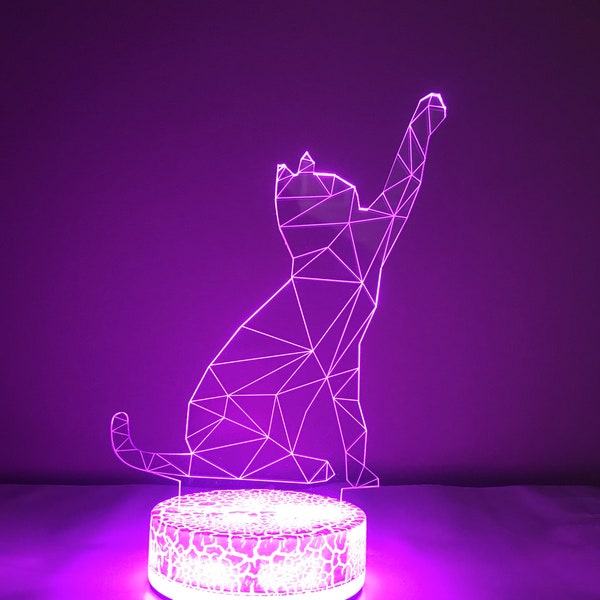 Cat Night Light - Etsy
