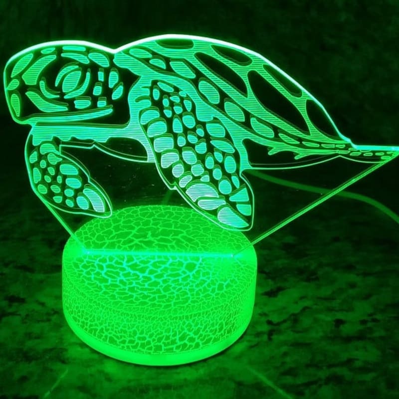 Turtle Lamp - Etsy