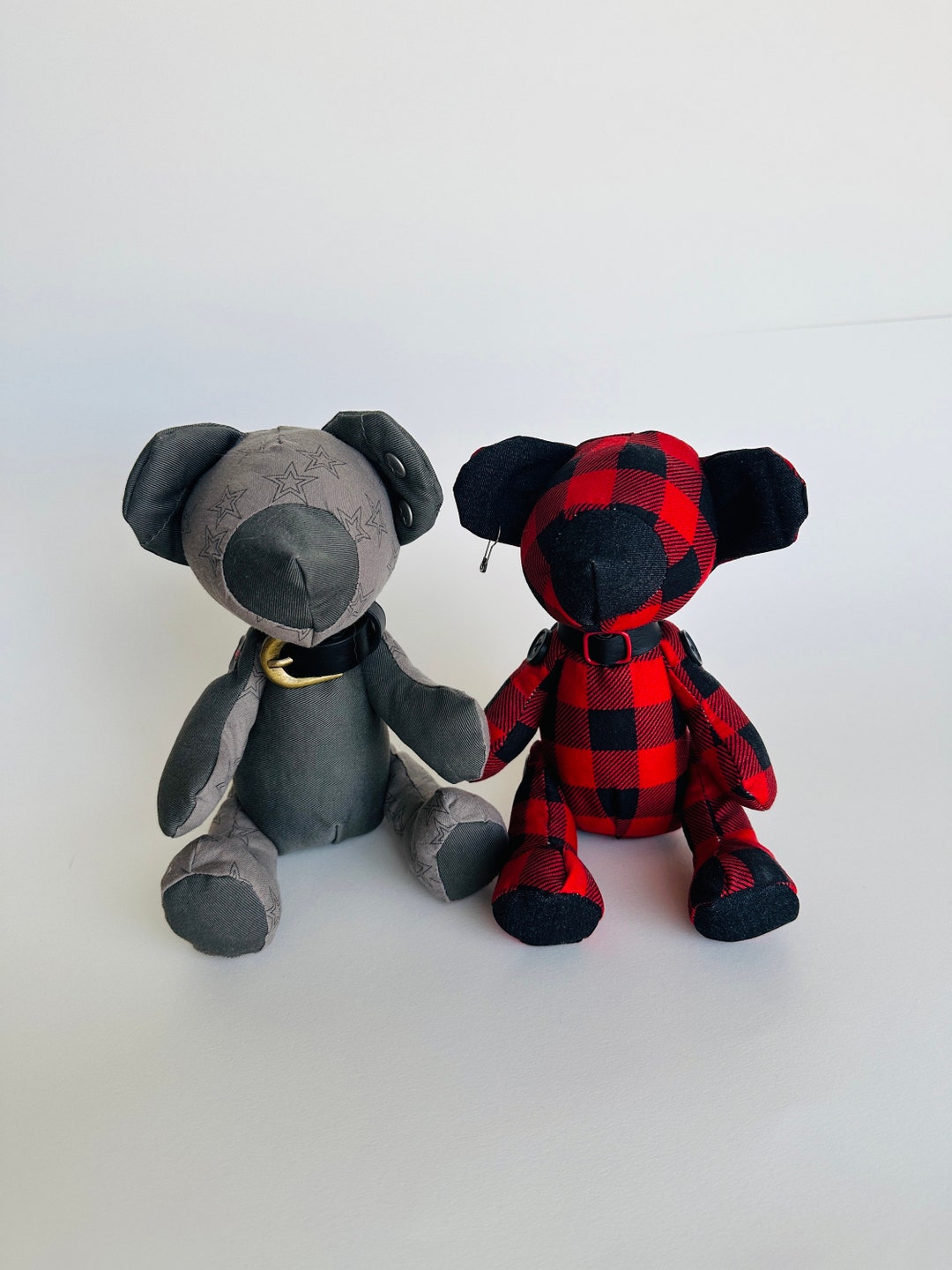 Handmade Teddy Bear, Punk Rock - Etsy