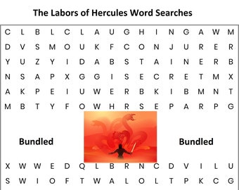 Wizarding World Word Search Digital Download PDF - Etsy