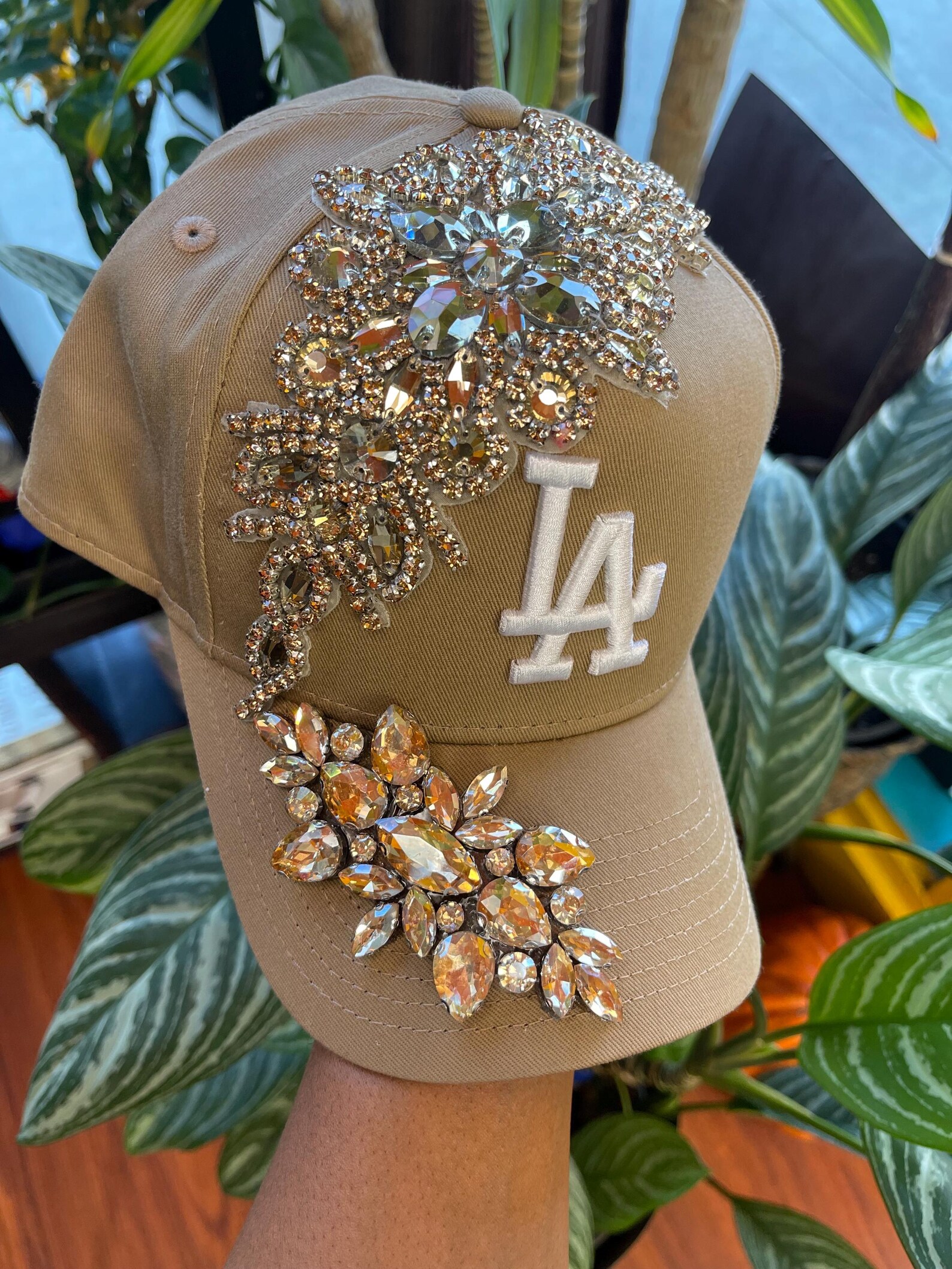 LA DODGERS Rhinestone Baseball Hat - Etsy