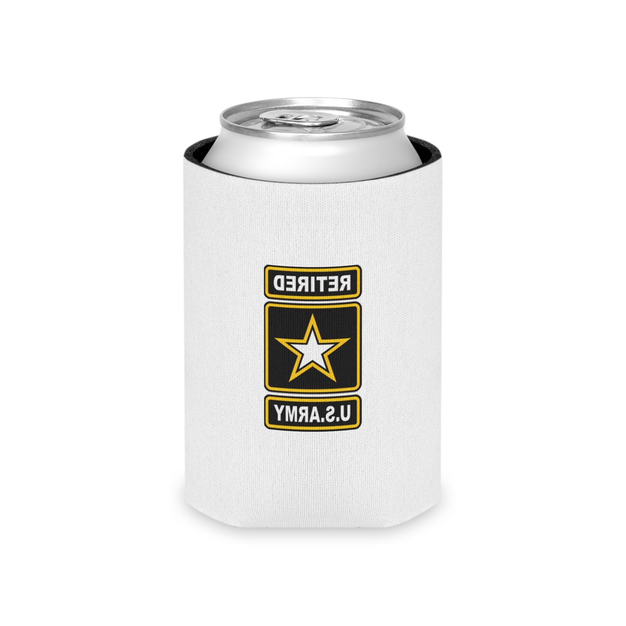 U.S. Army Retired Field Artillery Can Cooler - Etsy