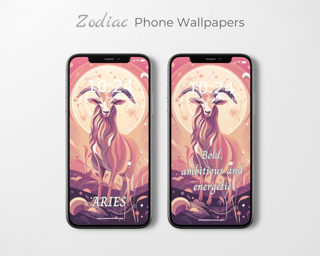 Zodiac Sign iPhone Wallpapers, Aries iPhone Wallpaper Asthetic ...