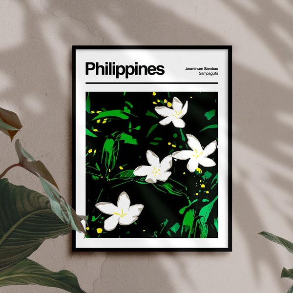 Philippines Flower Wall Art - Etsy