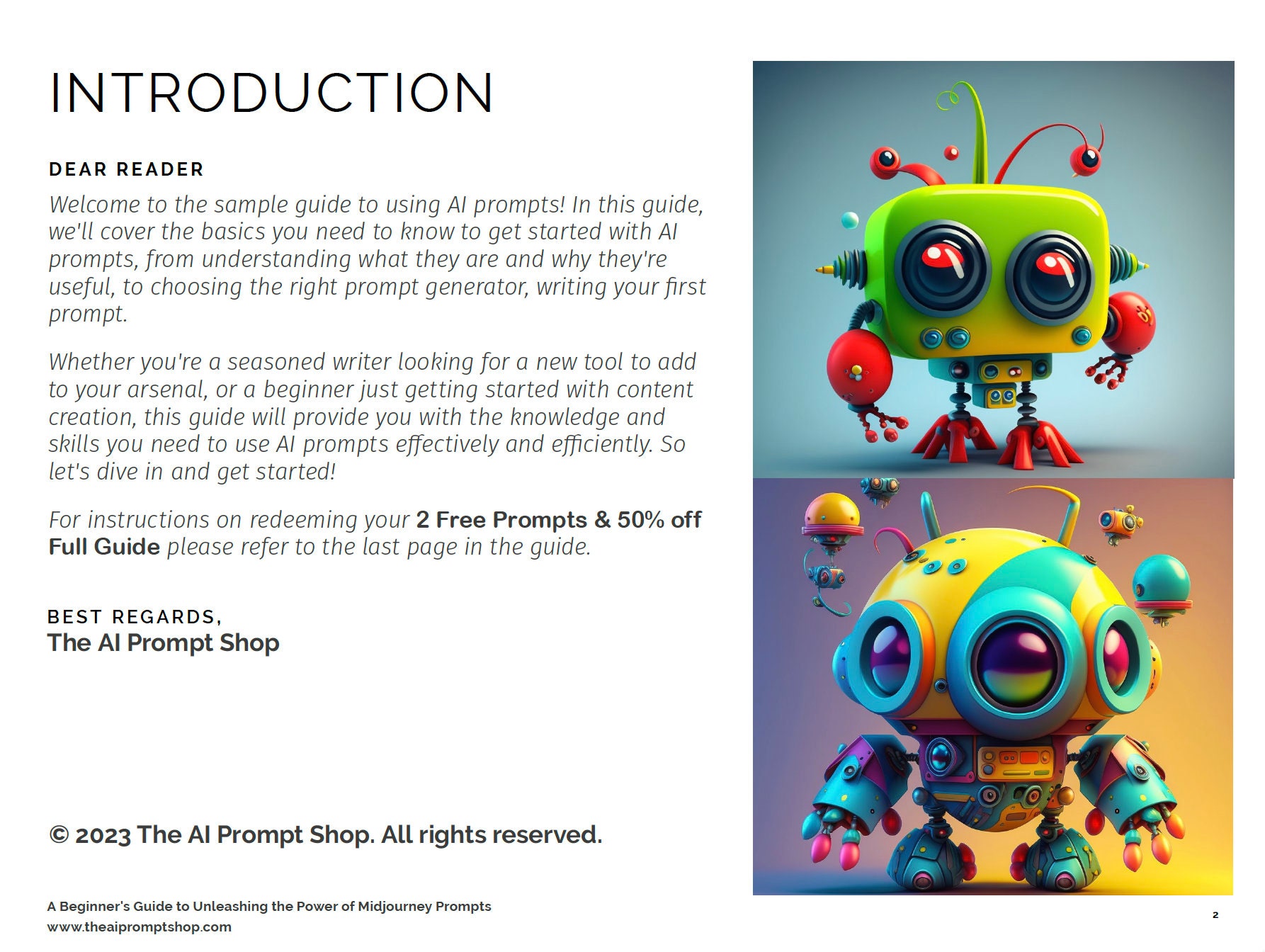 Best AI Professional Midjourney Prompts Free Guide Digital - Etsy