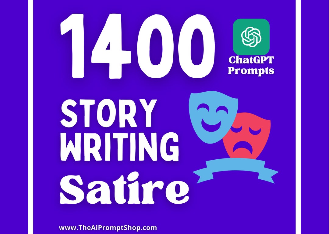 Chatgpt Prompts Satire Story Writing AI Digital Download Chat GPT ...