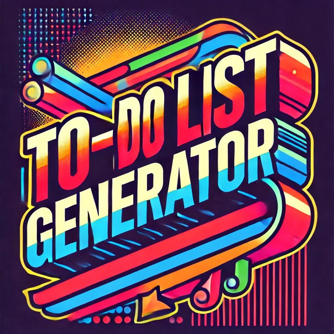 To Do List Generator AI Chatgpt Prompt s Boost Productivity - Etsy