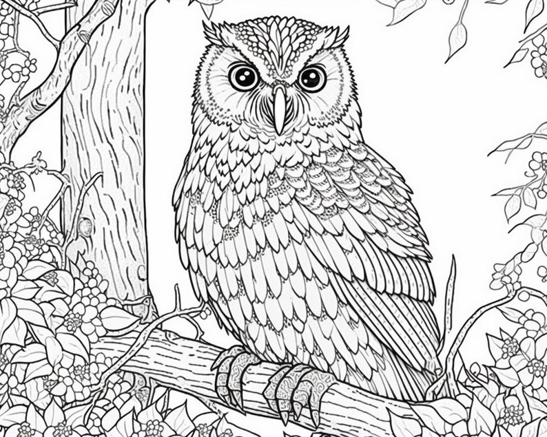 AI Midjourney Prompts For Adult Coloring Pages Etsy de