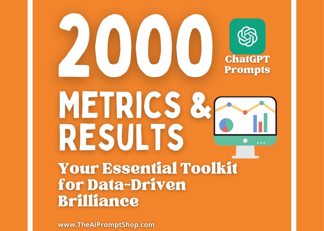 Chatgpt Prompts Metrics and Results AI Digital Download - Etsy