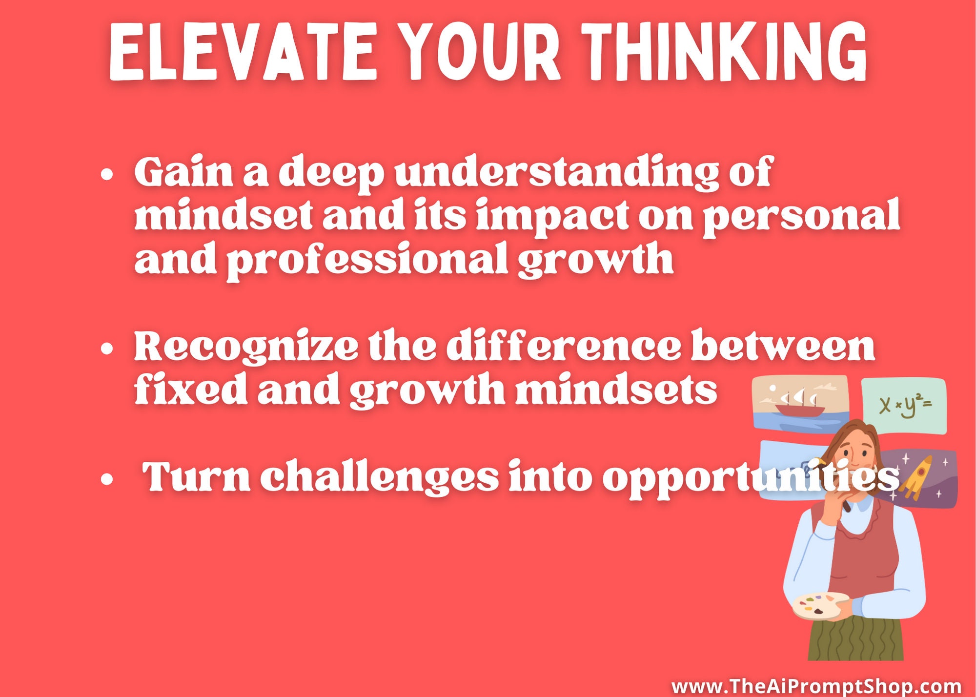 Chatgpt Prompts Positive Mindset AI Digital Download Chat GPT Prompts ...